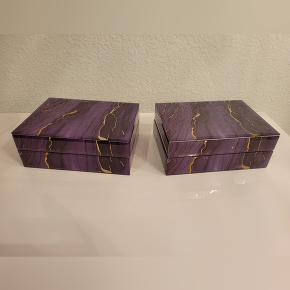 Other | Gorgeous Purple Jewelry Boxes | Poshmark